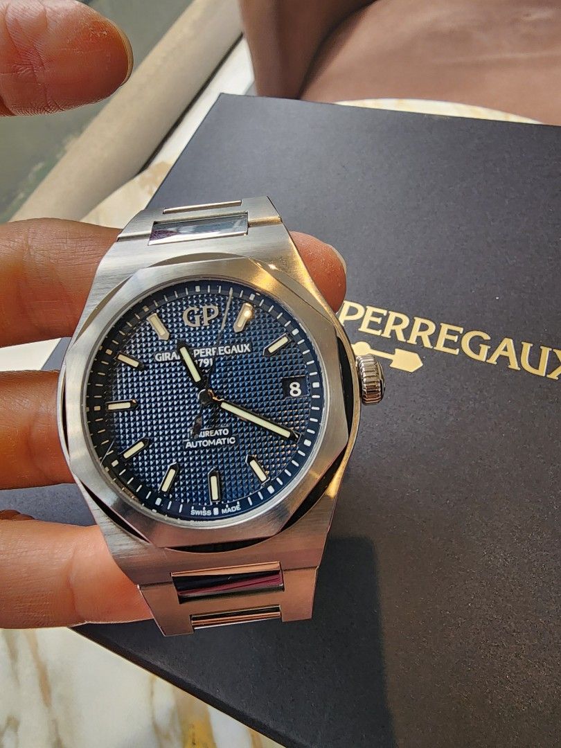 GP laureato blue dial, Men's Fashion, Watches & Accessories, Watches on ...