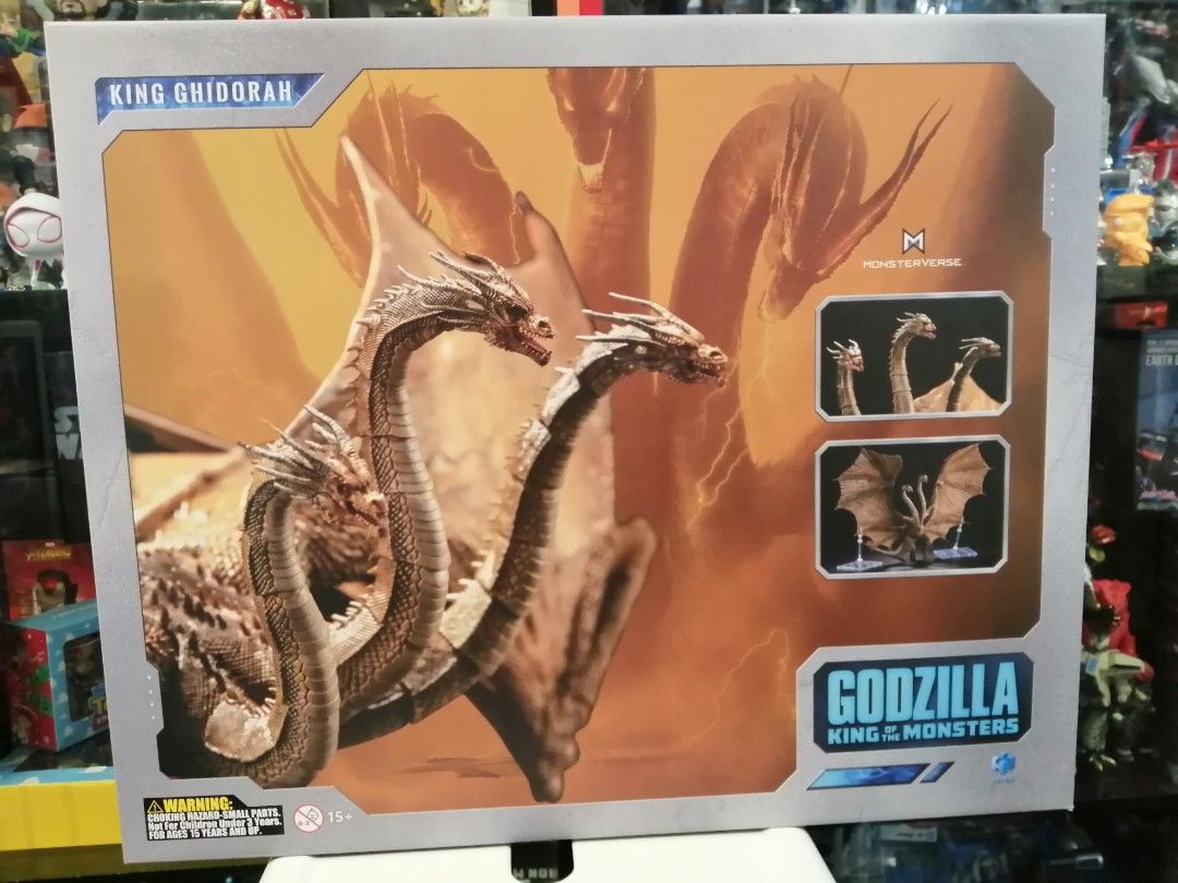 Hiya King Ghidorah Action Figure (King of Monsters), Hobbies & Toys ...