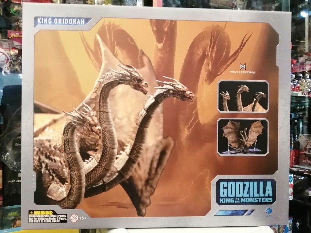 Hiya King Ghidorah Action Figure (King of Monsters), Hobbies & Toys ...