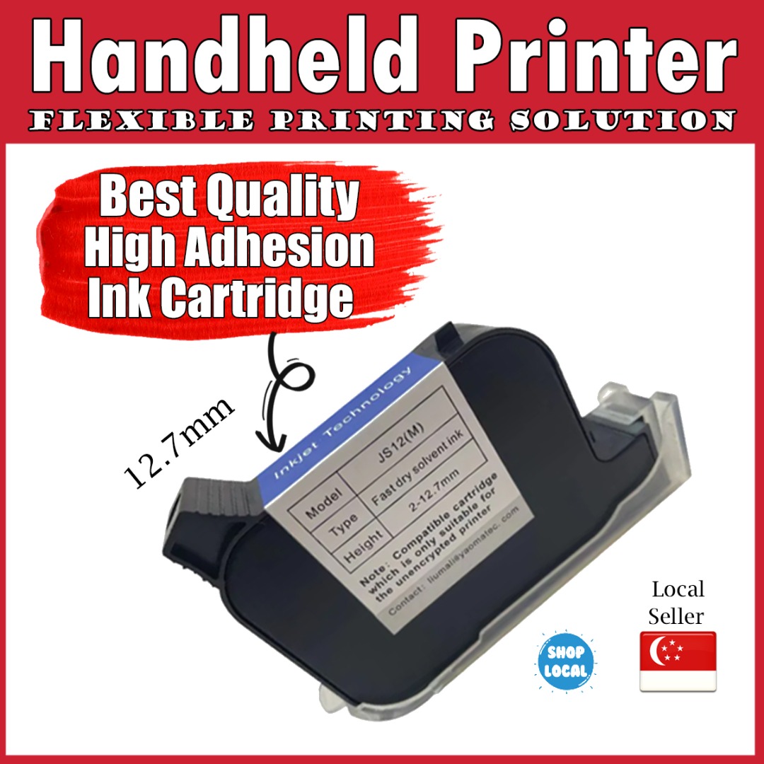 Ink only High Adhesion Ink 12.7mm for Expiry Date Batch code Printer ...