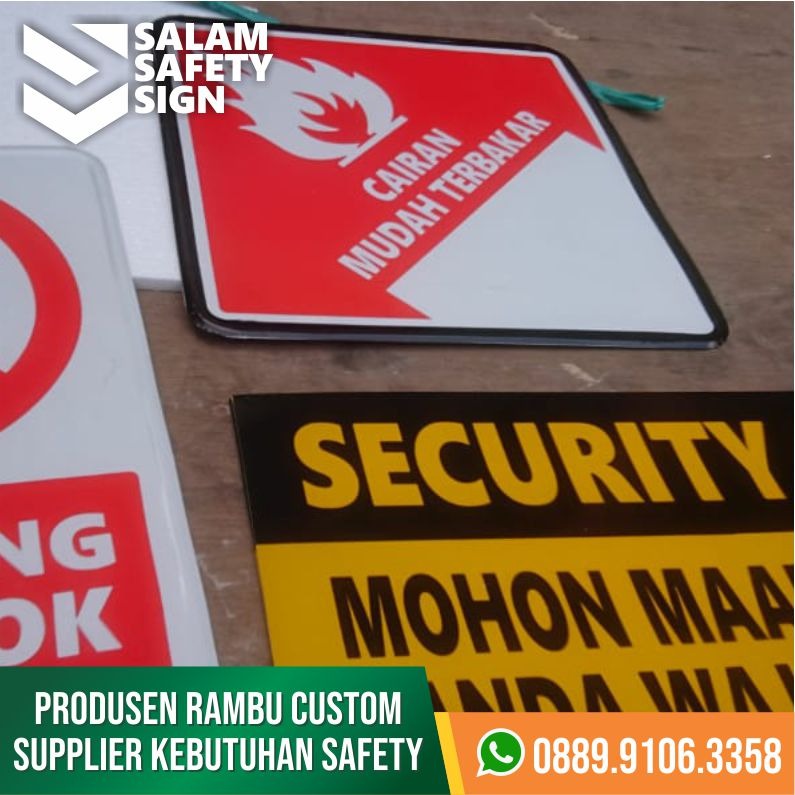 Jual Safety Sign Rambu Custom - WA 0889.9106.3358, Jasa, Lainnya di ...