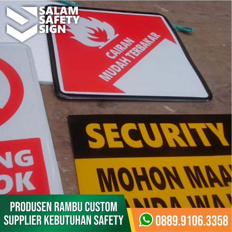 Jual Safety Sign Rambu Custom - WA 0889.9106.3358, Jasa, Lainnya di ...