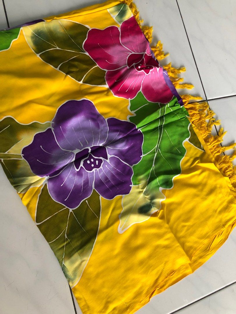 Kain Bali/ kain bunga"/ kain bali bunga", Fesyen Wanita, Muslim Fashion ...