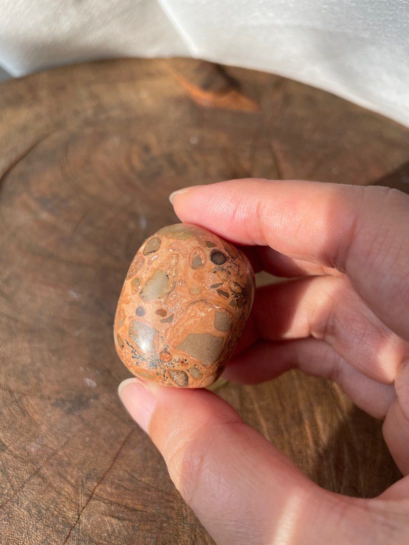 Leopardite Tumbled Stone, Furniture & Home Living, Home Decor ...