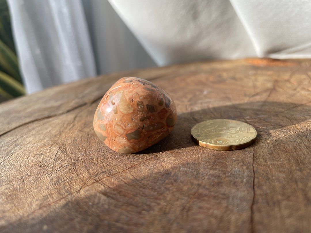Leopardite Tumbled Stone, Furniture & Home Living, Home Decor ...
