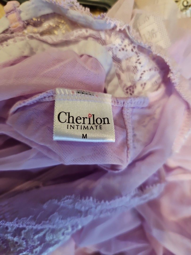 Lingerie Cherilon Intimate lavender, Fesyen Wanita, Pakaian Wanita, Lainnya di Carousell