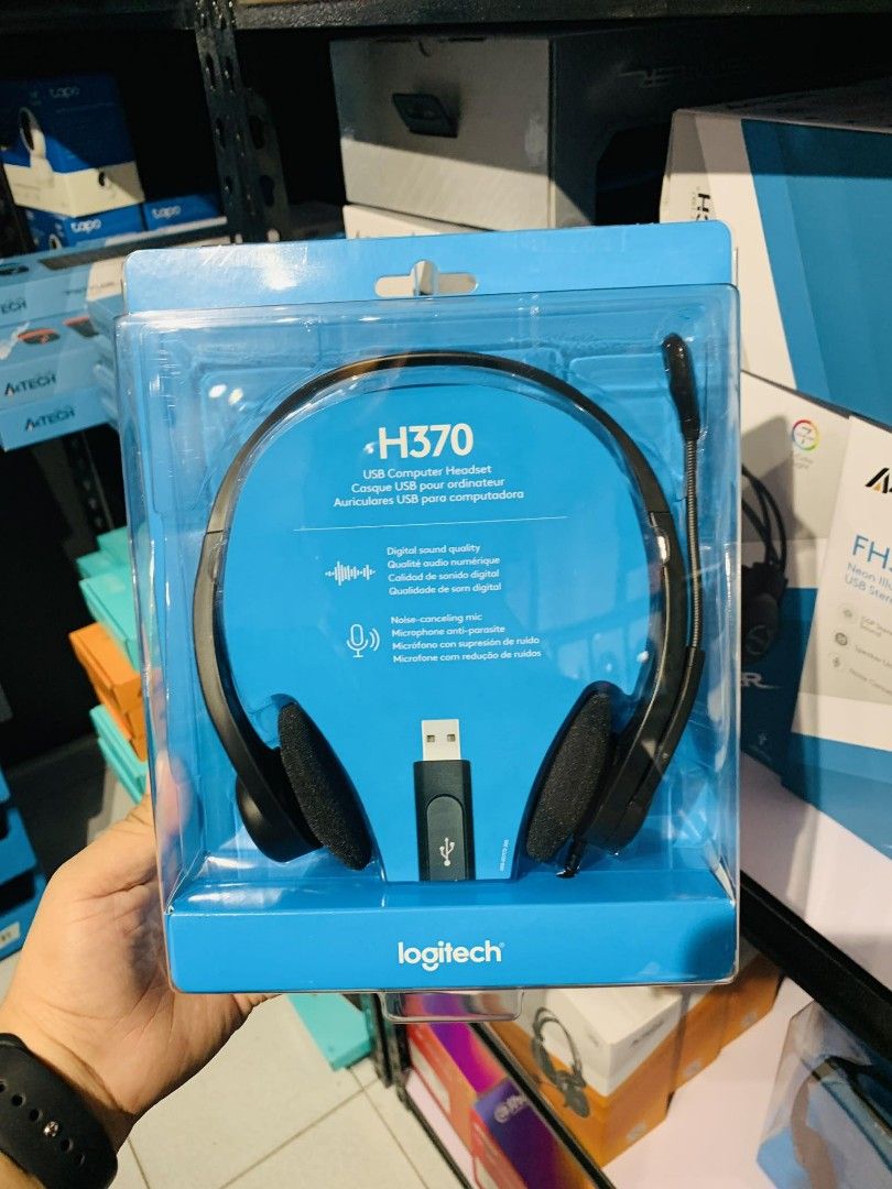 Logitech H370 USB Headset, Audio, Headphones & Headsets on Carousell