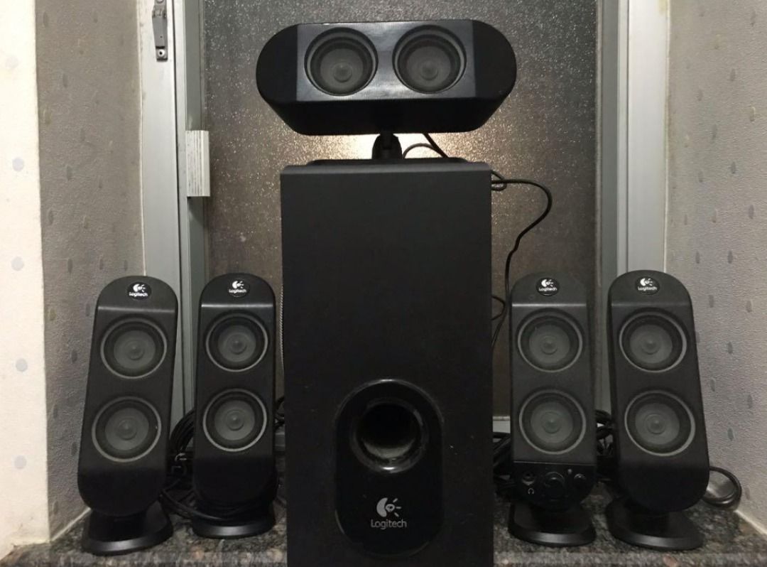 Logitech X-530 5.1 Speaker System 喇叭, 音響器材, Soundbar、揚聲器、藍牙喇叭、耳擴 ...