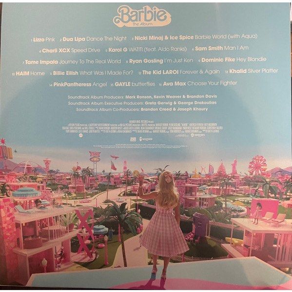 Barbie The Album- Hot Pink Vinyl Lp Record/Piring Hitam, Hobbies & Toys ...