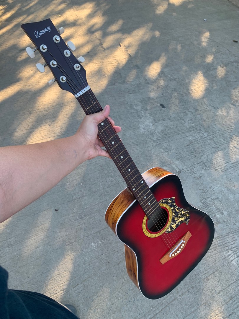 Lumanog acoustic guitar, Hobbies & Toys, Music & Media, Musical ...