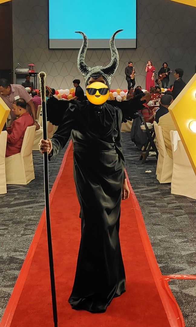 Maleficient Costume Set, Women's Fashion, Dresses & Sets, Sets or ...