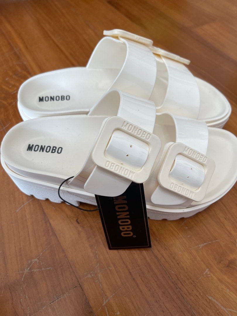 MONOBO Women Sandal Super Jello in warm white, Luxury, Sneakers ...