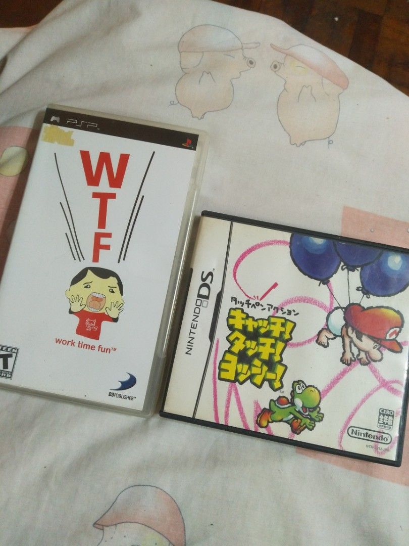 NDS Super mario & Yoshi 阿吉與小瑪利歐 大冒險 日版 $120 //美版 PSP WTF work time fun ...