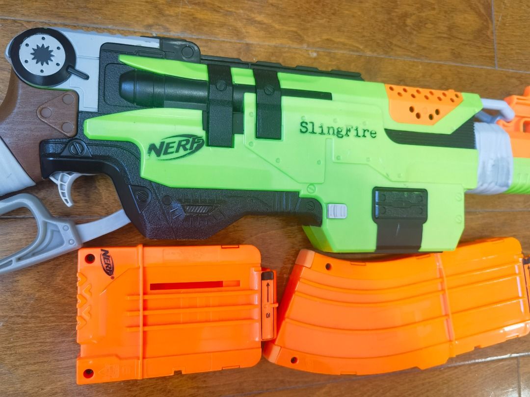 Nerf Alpha hawk Starkfire Vortex Pyragon Slingfire Roblox Adopt me bees, Hobbies & Toys, Toys ...