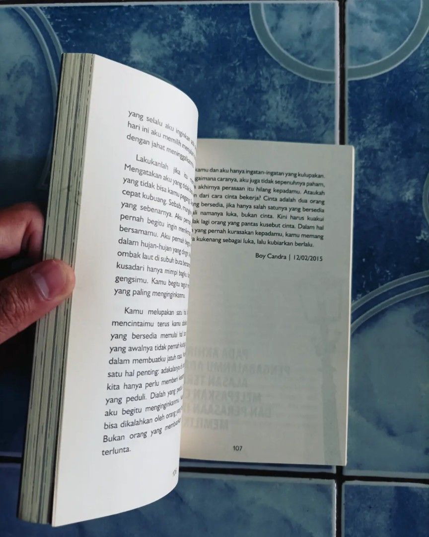 Original Senja Hujan & dan Cerita yang Telah Usai karya Boy Candra ...