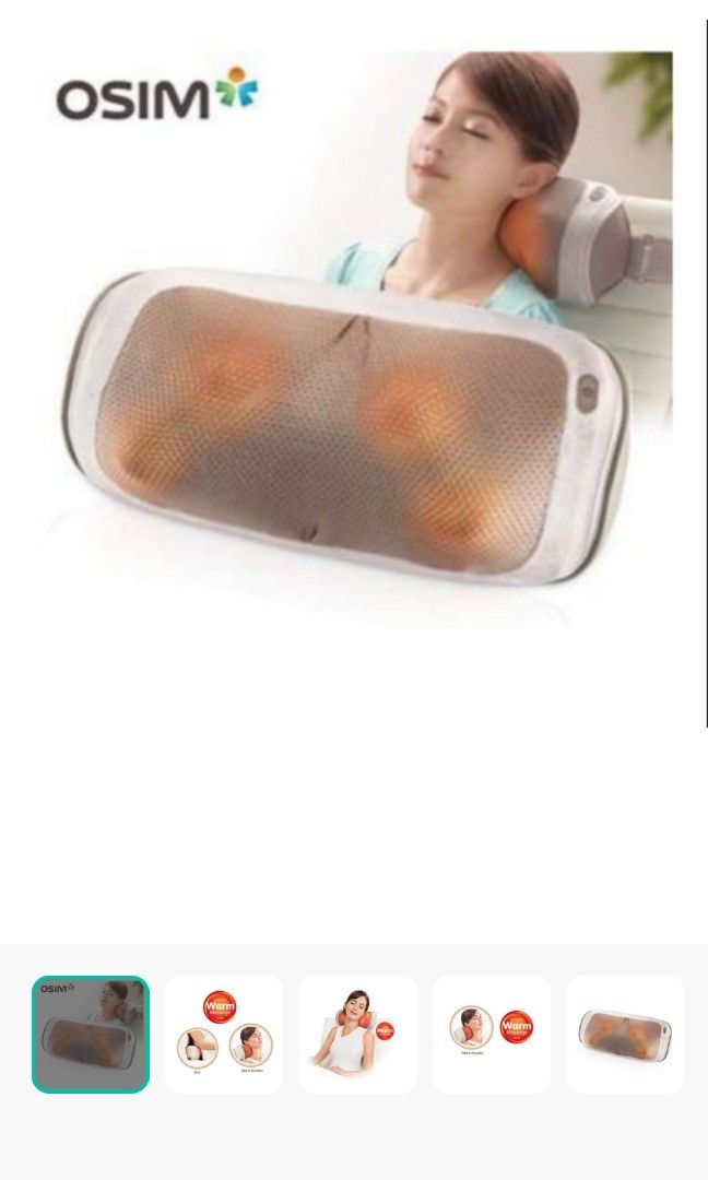 OSIM UCOZY 3D NECK MASSAGER, Health & Nutrition, Massage Devices on Carousell