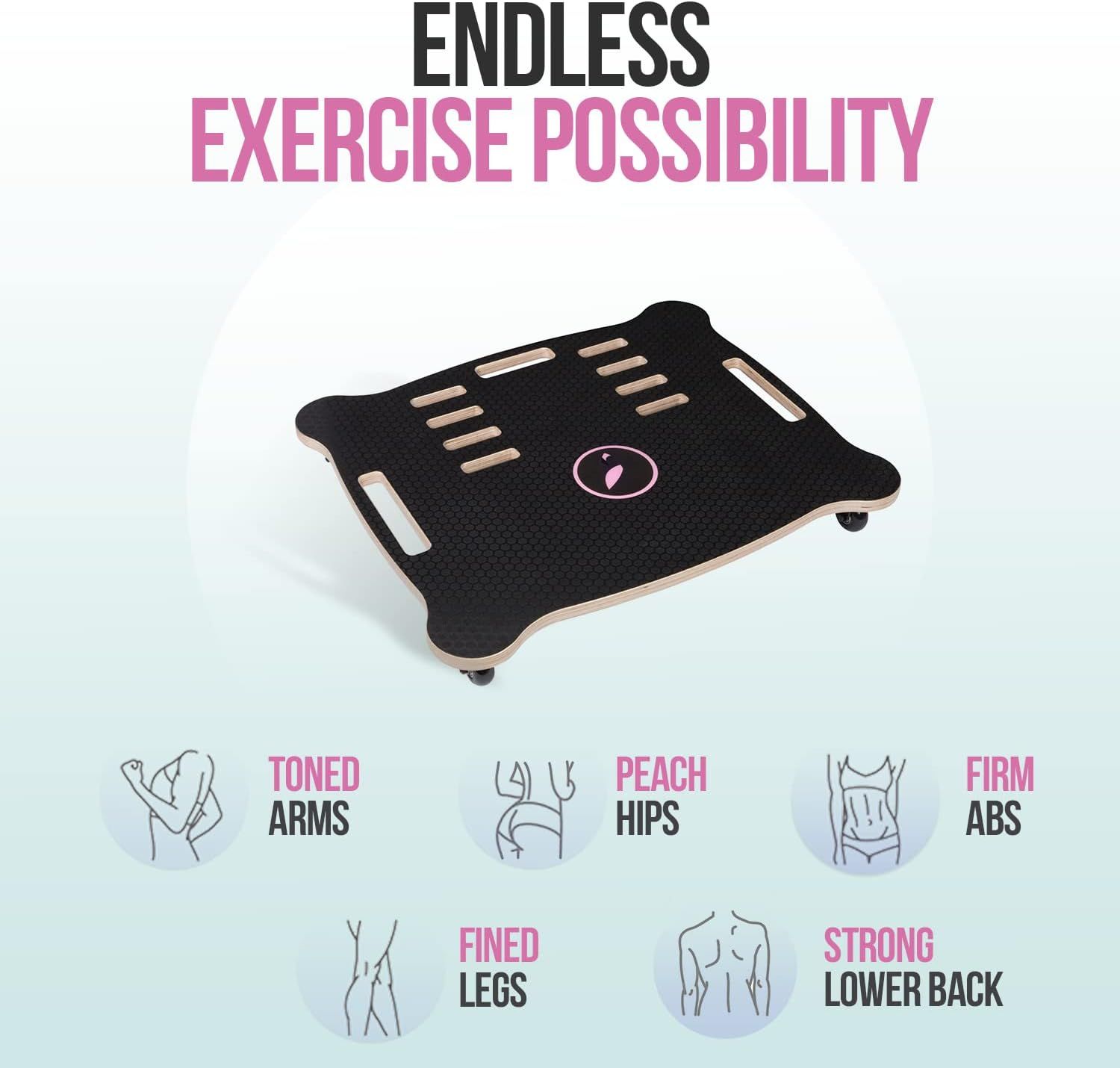 Pilamingo Pilates Reformer for Home - Pilates Yoga Portable Trainer ...