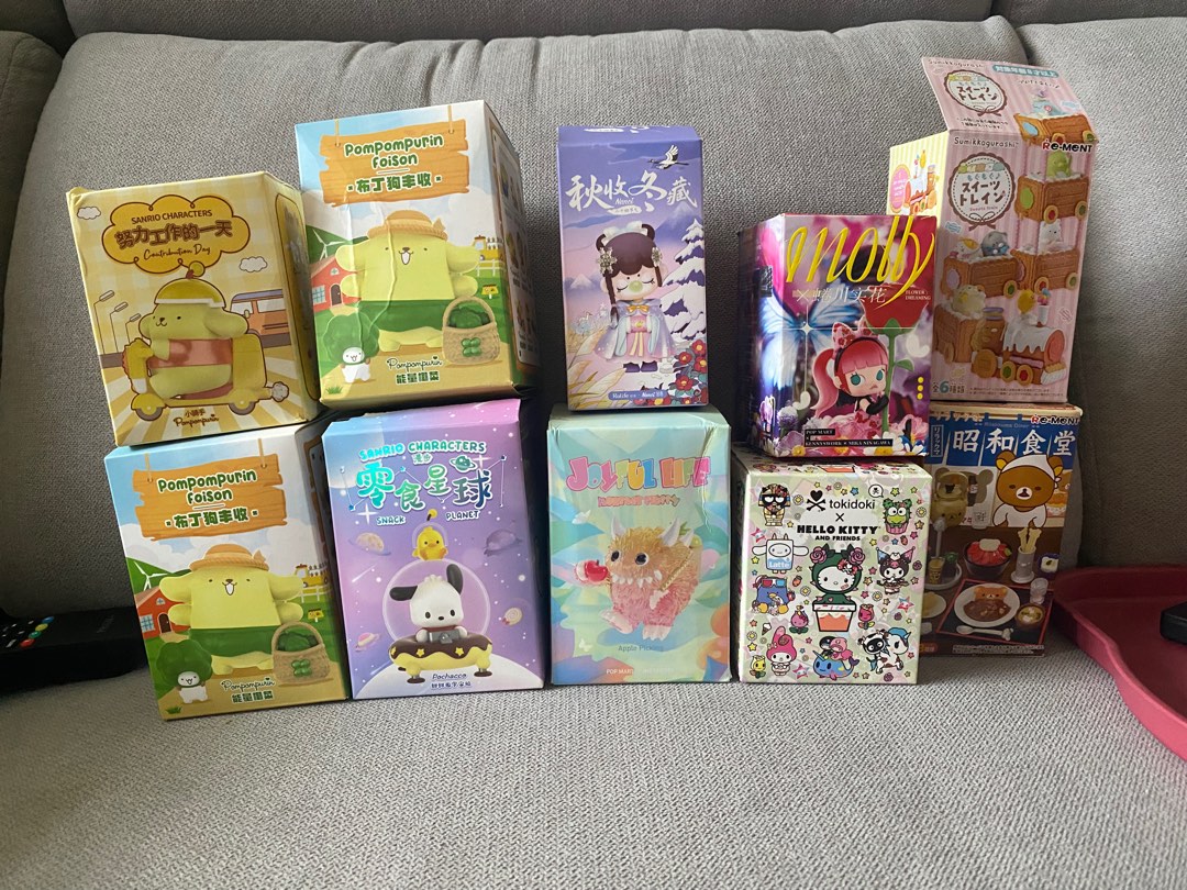 Popmart Rement blind boxes Sanrio, sumikko, rilakkuma, contribution day ...