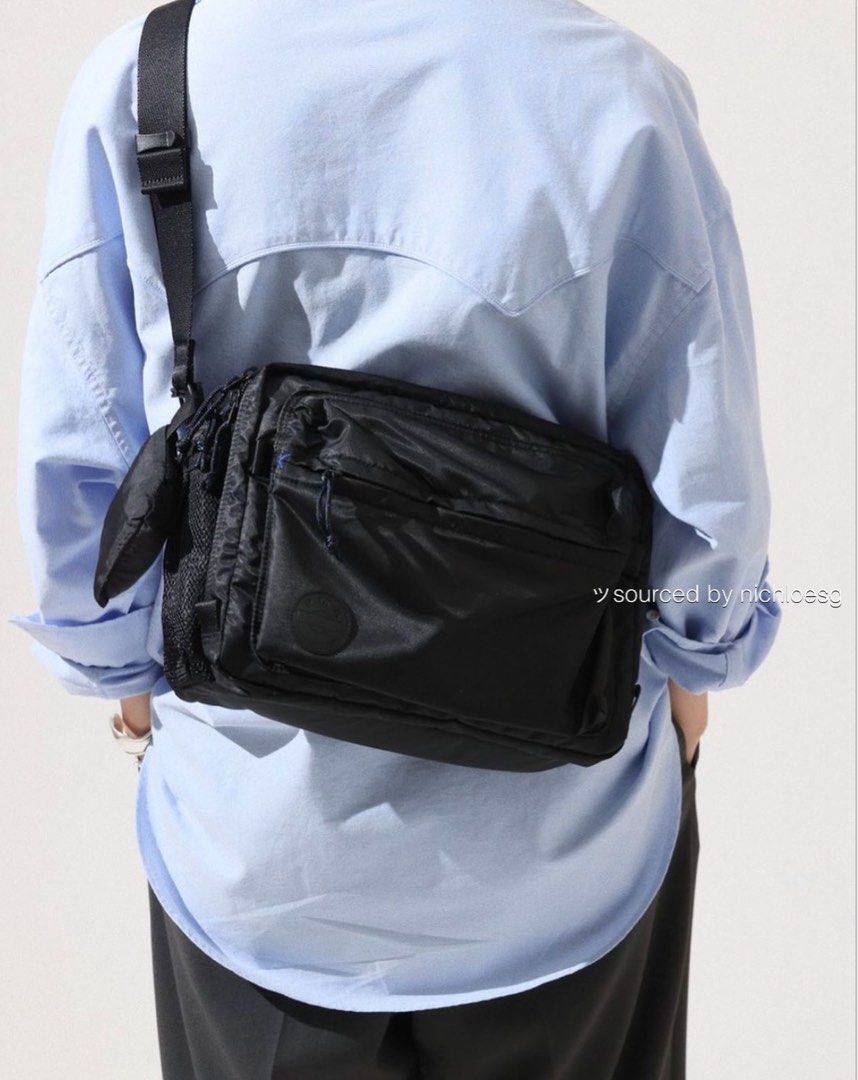 PORTER POTR PACKS SHOULDER PACK WITH SOUVENIR BAG, Men's Fashion, Bags ...