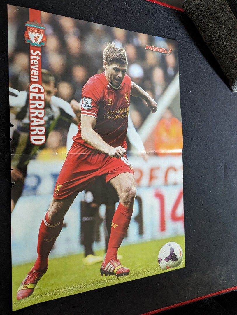 POSTER STEVEN GERRARD LIVERPOOL, Hobbies & Toys, Books & Magazines ...