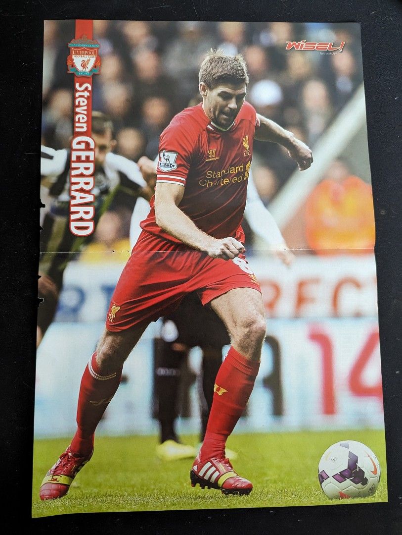 POSTER STEVEN GERRARD LIVERPOOL, Hobbies & Toys, Books & Magazines ...
