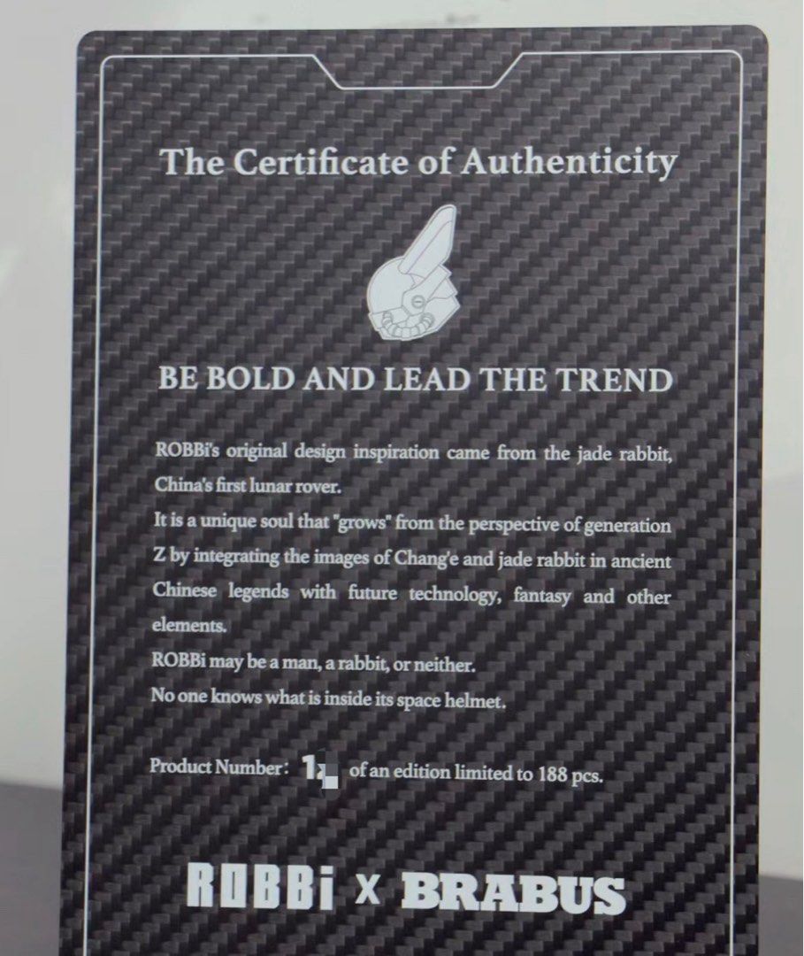 [Pre-Order] Robbi x Brabus Figure 100%/400%/1000%/1000% Ultimate Ver ...