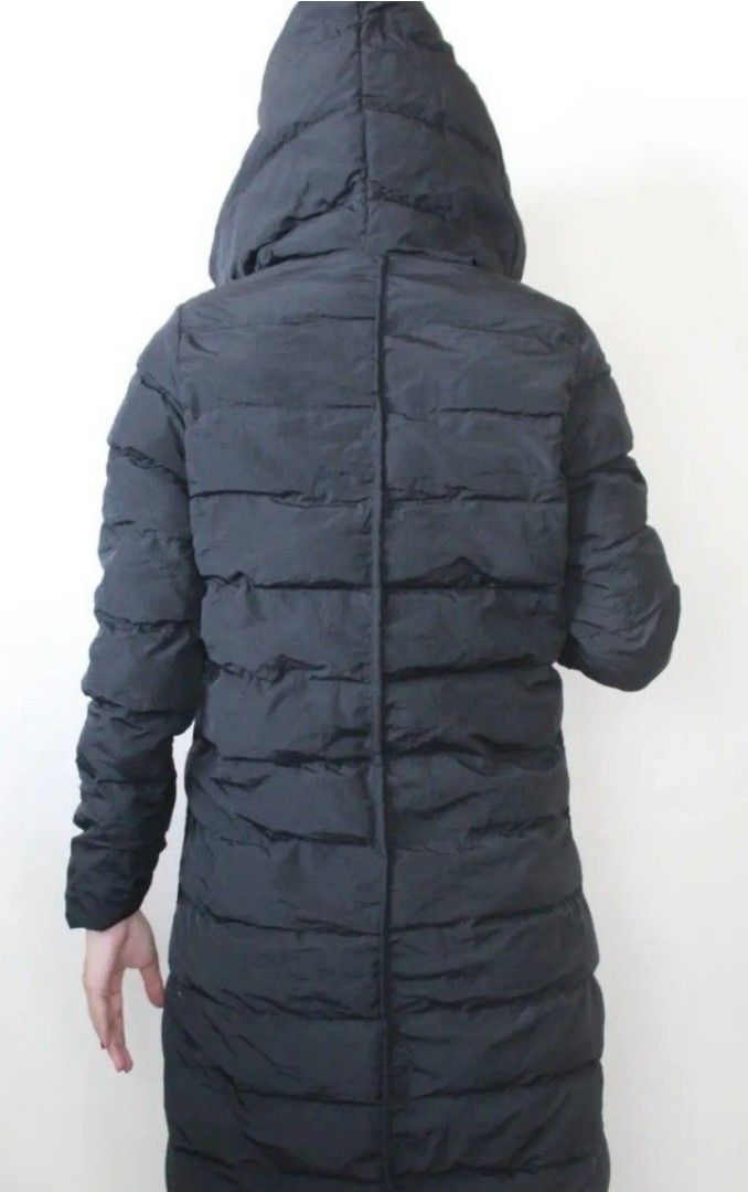 Puffer trench coat with full lining, Women's Fashion, Coats, Jackets ...