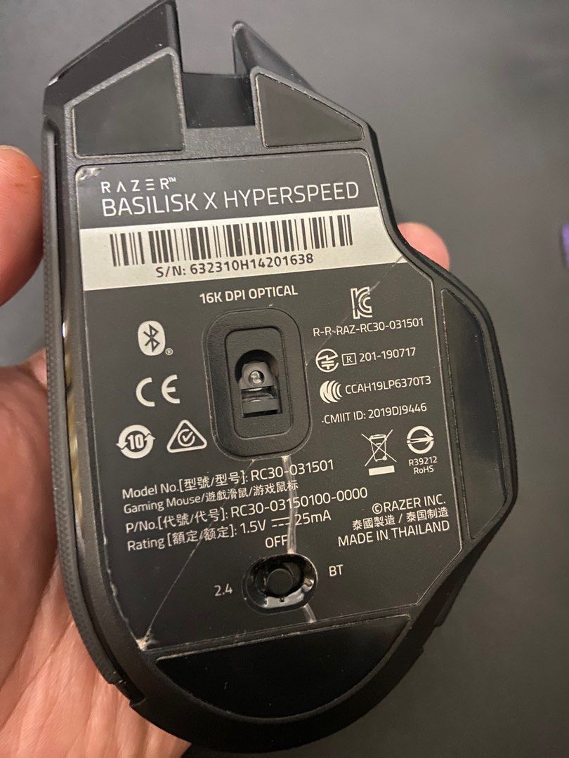 Razer Basilisk X Hyperspeed, Computers & Tech, Parts & Accessories ...