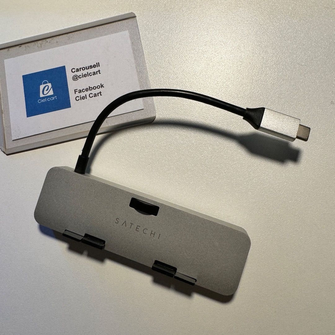 SATECHI Aluminum Type-C Clamp Hub Pro Imac, Computers & Tech, Parts ...