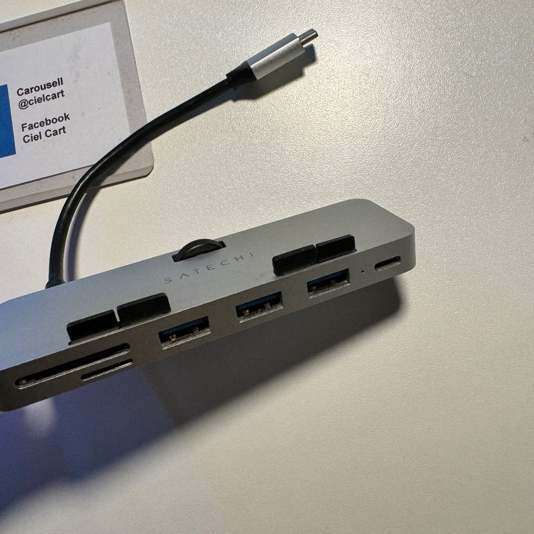 SATECHI Aluminum Type-C Clamp Hub Pro Imac, Computers & Tech, Parts ...
