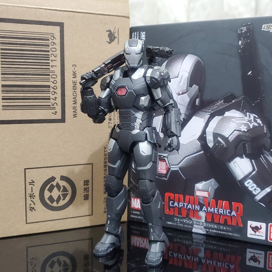 S.H.Figuarts SHF Iron Man War Machine Mark 3 MK III Not Mafex, Toys ...