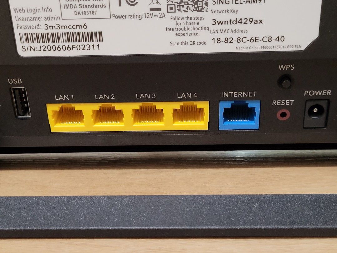 Singtel Mesh Router, Computers & Tech, Parts & Accessories, Networking ...