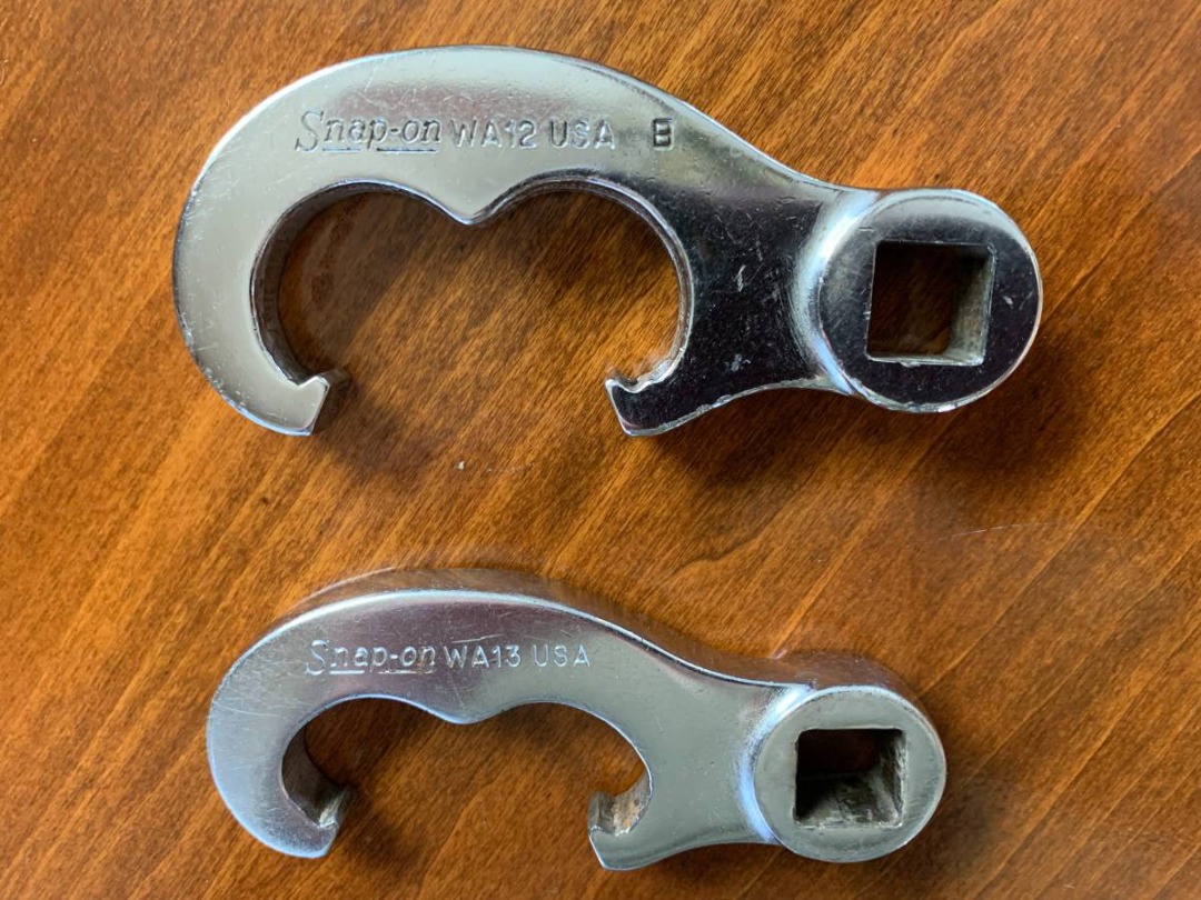 Snap On 1/2" drive tie rod adjusting tool set WA12B and WA13 Made in the u.s.a., 汽車配件, 其他 ...