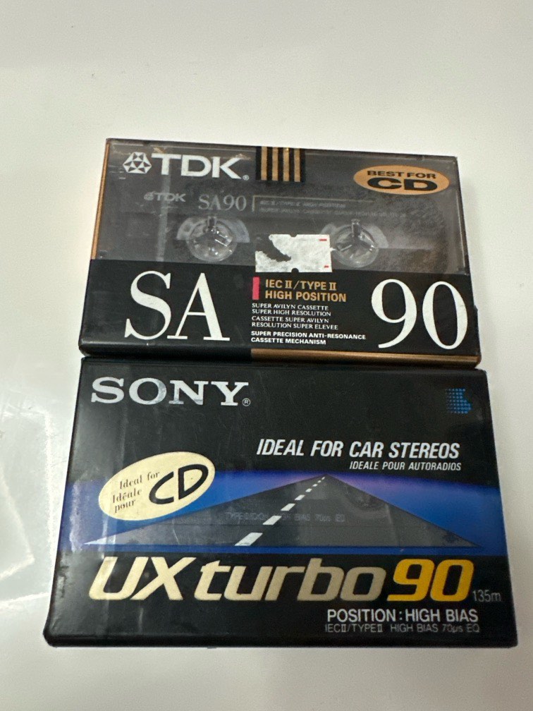 Sony / TDK 90 分鐘 錄音帶 Type II Cassette 日本製, 音響器材, 其他音響配件及設備 - Carousell