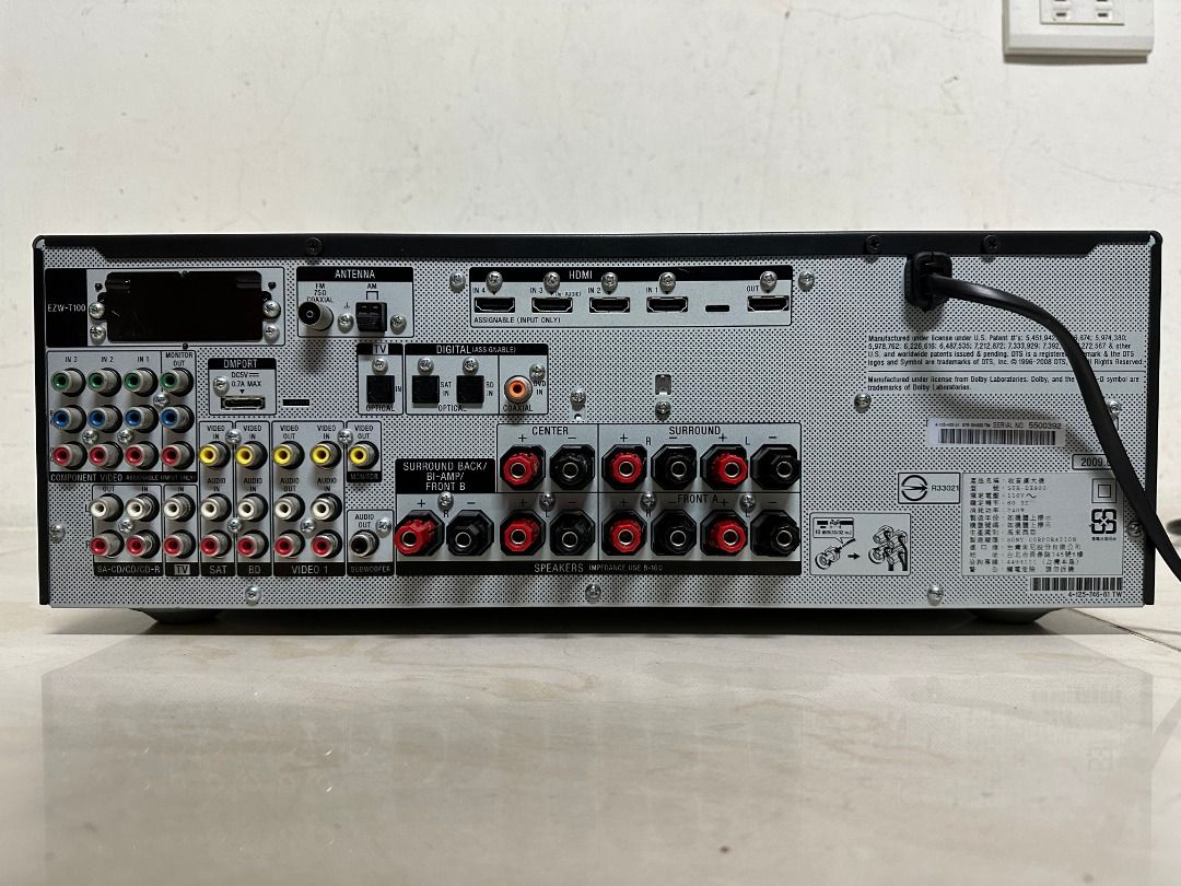 Sony Str Dh800 收音劇院 7 1 環繞擴大機 Hdmi 藍光 環繞擴大機 含全新代用遙控器 耳機及錄音音訊設備 音樂播放裝置