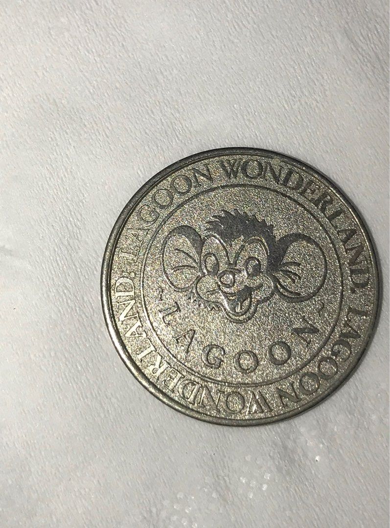 Rare sunway lagoon wonderland amusement arcade token vintage ...