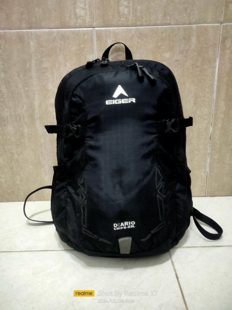 Tas backpack Eiger original, Fesyen Pria, Tas & Dompet , Ransel di ...