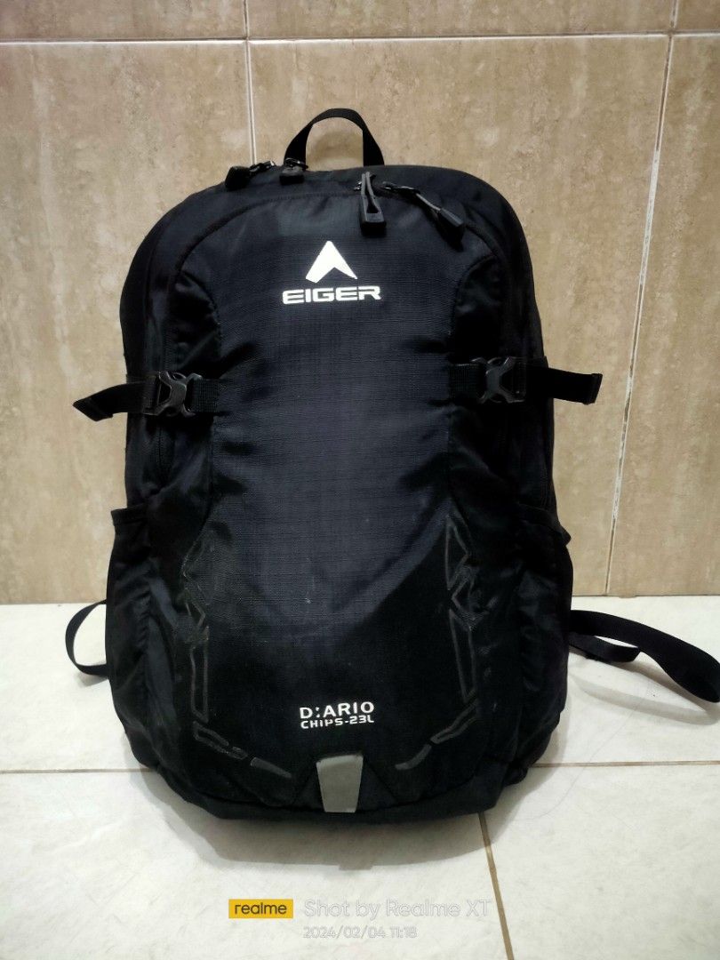Tas backpack Eiger original, Fesyen Pria, Tas & Dompet , Ransel di ...