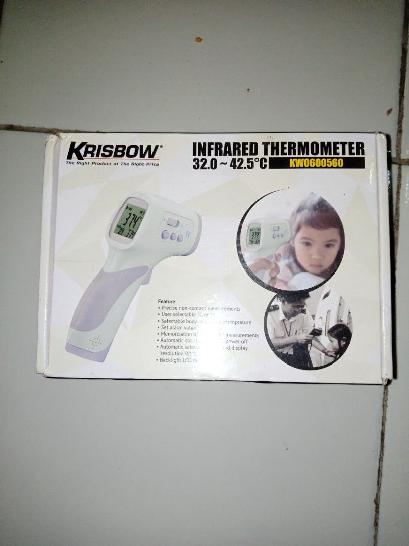 Termometer infrared krisbow, Properti, Dijual di Carousell
