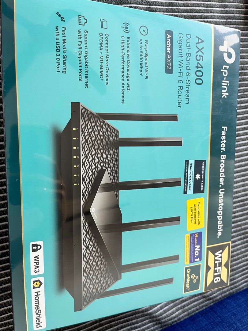 TP-Link AX5400 router, Computers & Tech, Parts & Accessories ...