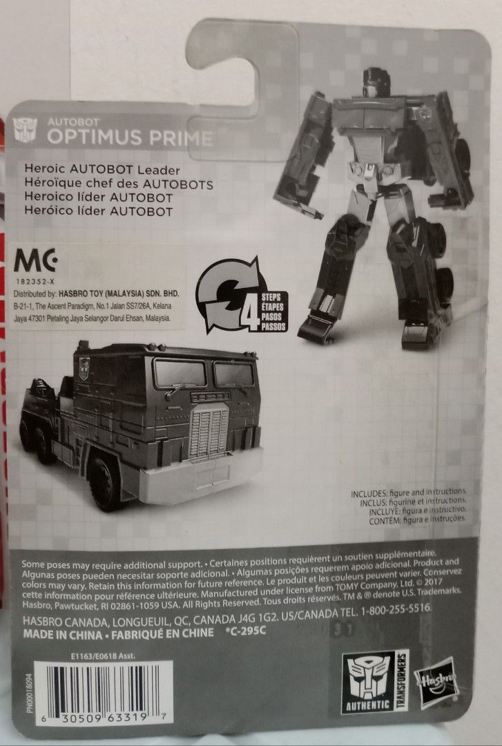 TRANSFORMERS OPTIMUS PRIME BASIC TOY FIGURES, Hobbies & Toys, Toys ...