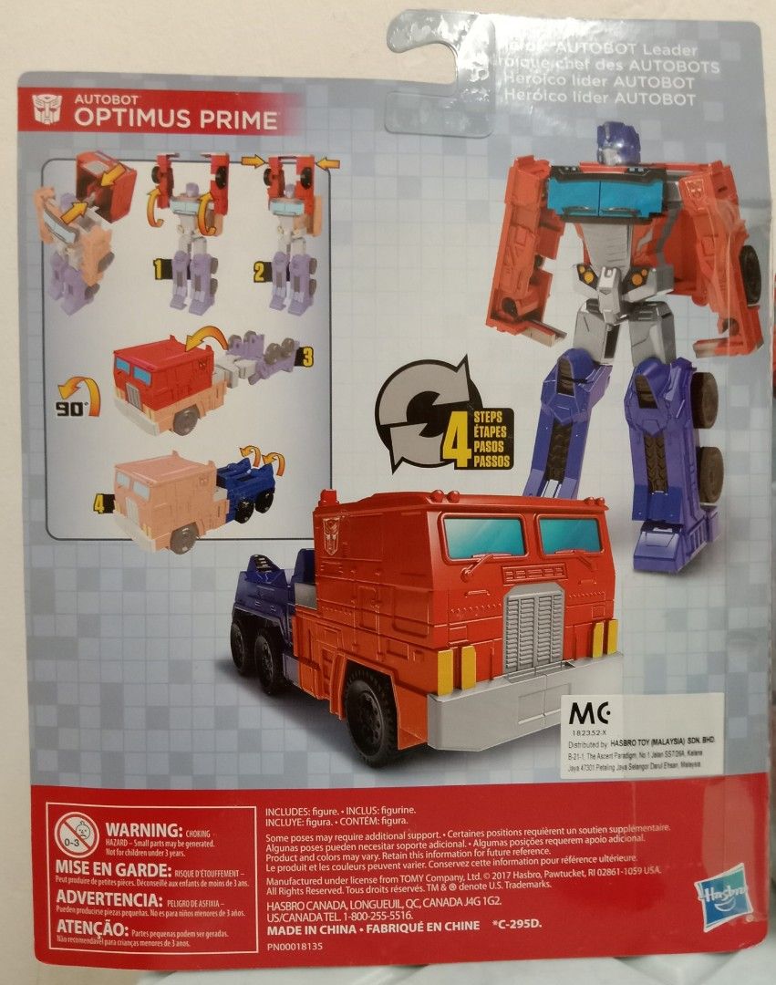 TRANSFORMERS OPTIMUS PRIME BASIC TOY FIGURES, Hobbies & Toys, Toys ...