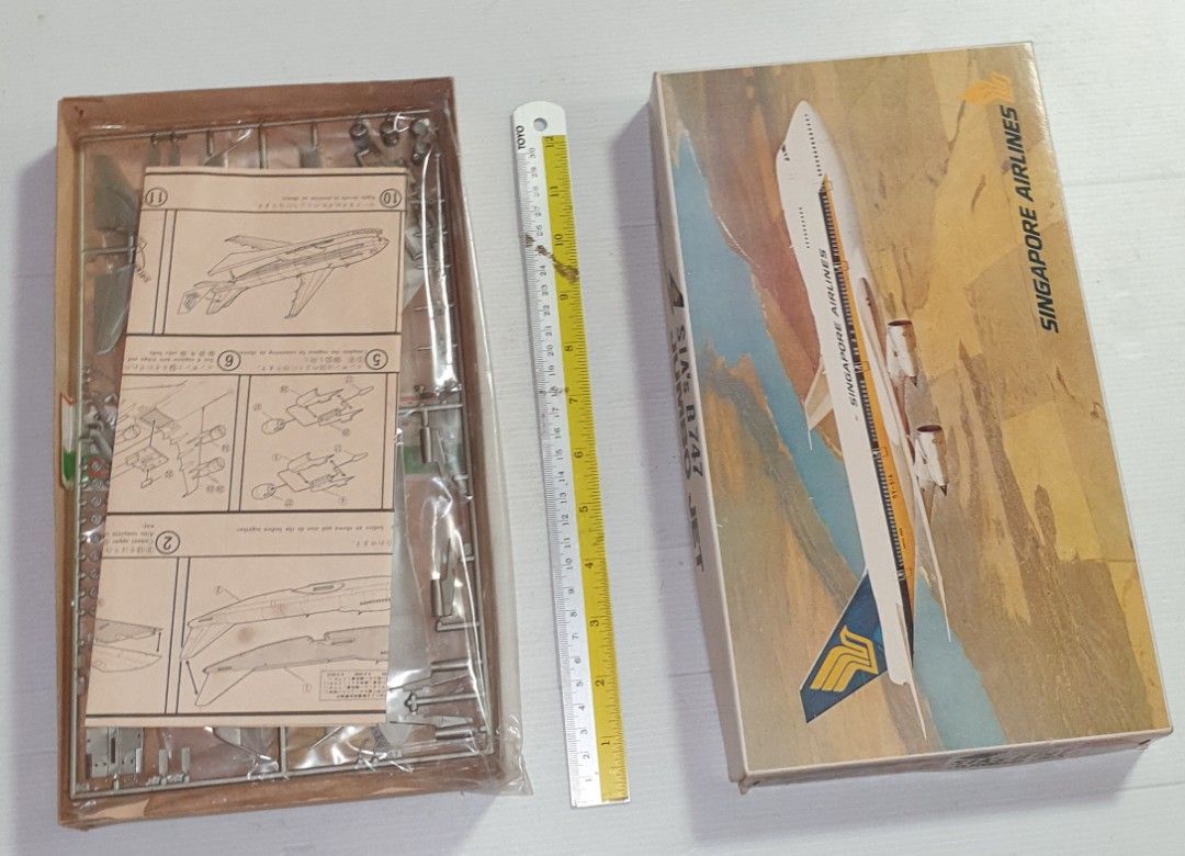 Vintage landex Singapore airlines Douglas RC 10 B747 jumbo jet model ...