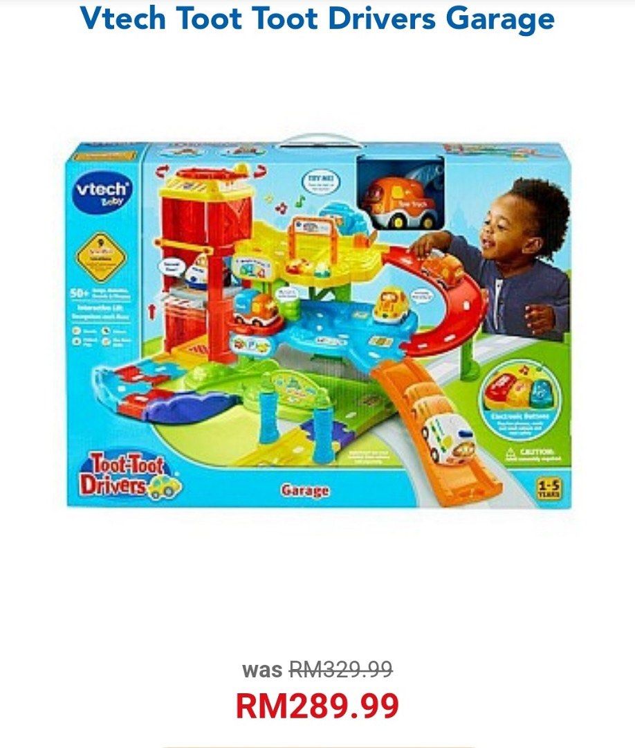 VTECH toot toot driver garange, Hobbies & Toys, Toys & Games on Carousell