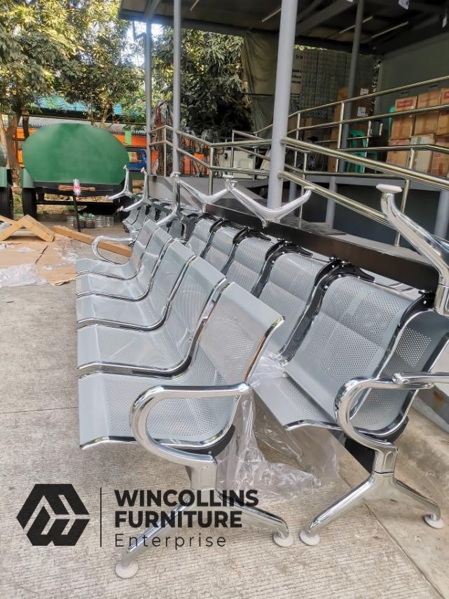 3-5 Seater Gang Chair/ Terminal Chair/ Hospital Chair, Furniture & Home ...