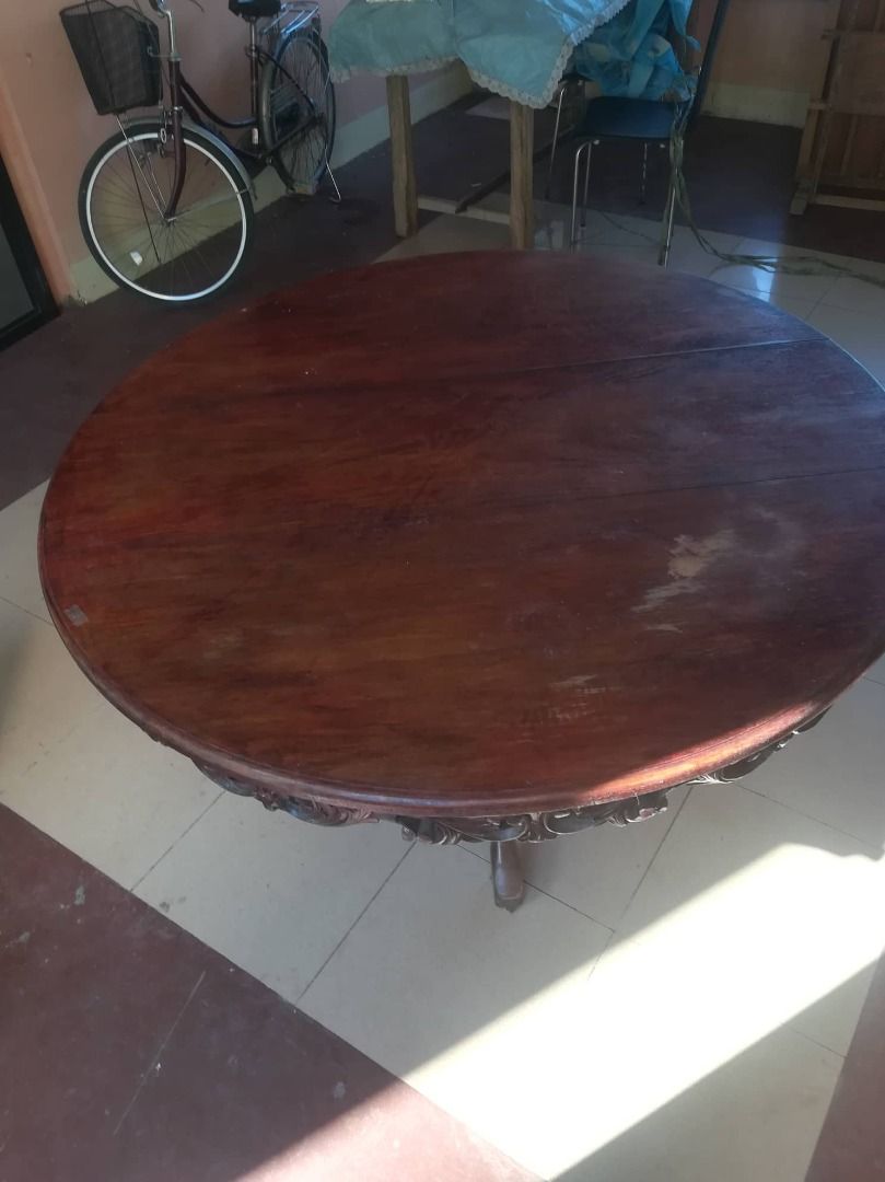 6 Seater Narra Table, Furniture & Home Living, Furniture, Tables & Sets ...