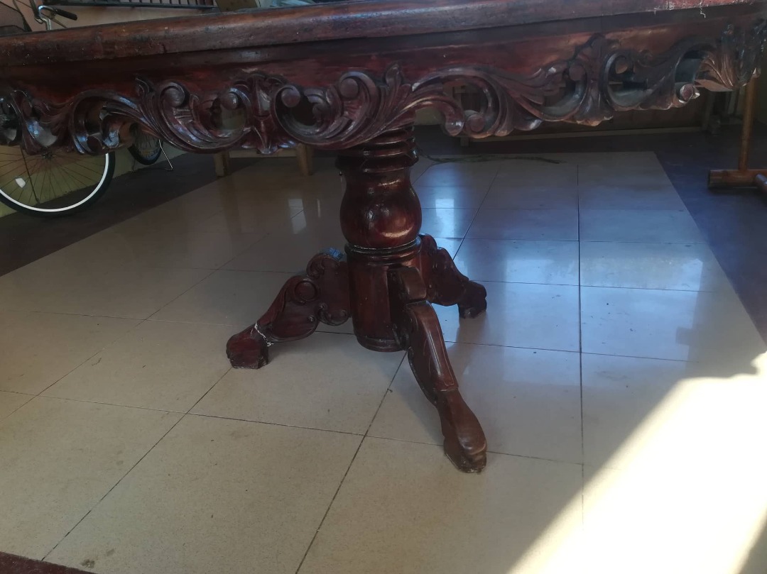 6 Seater Narra Table, Furniture & Home Living, Furniture, Tables & Sets ...