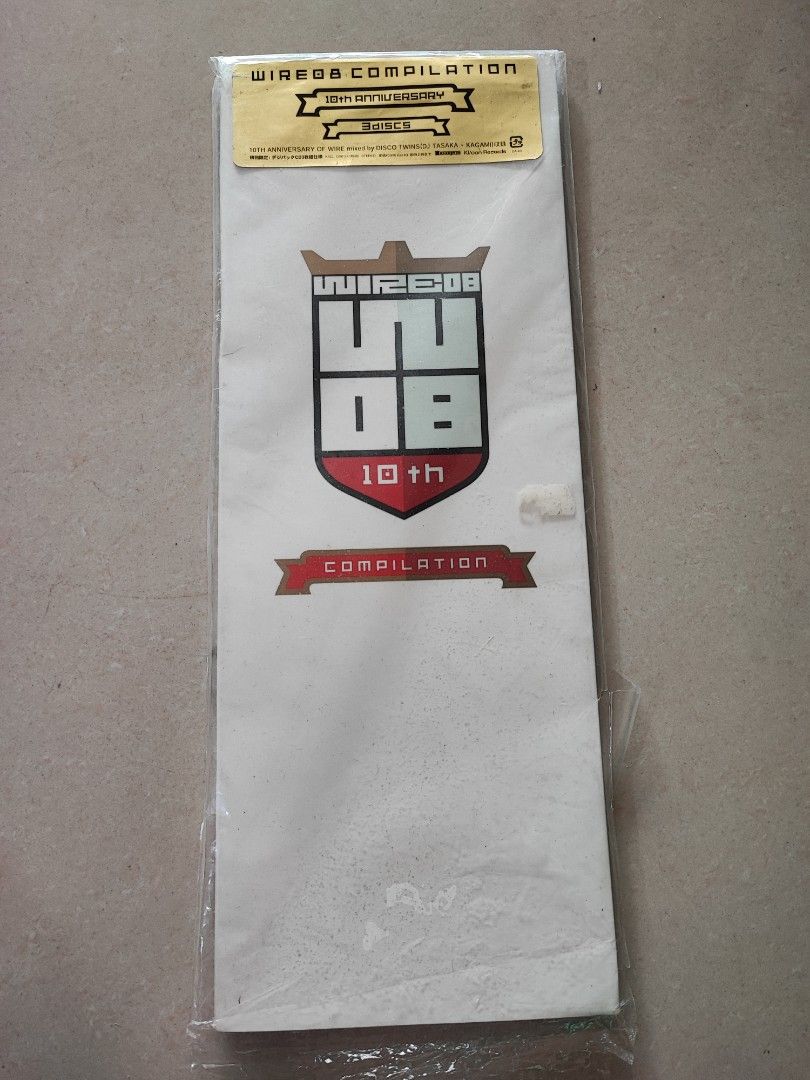 98％new WIRE 08 COMPILATION（初回生産限定）3cd / 2003年 紅音樂發行 ＃罕有保留原裝外膠袋及貼紙 3CD近完美 接近全新, 興趣及遊戲, 音樂、樂器 & 配件 ...