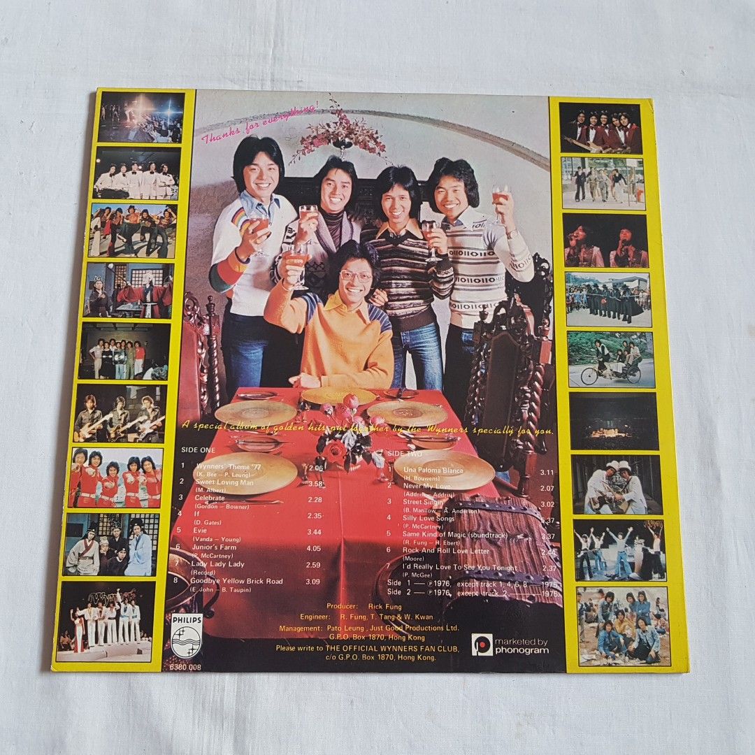 溫拿 12" 黑膠唱片 The Wynners Vinyl LP Record PHILLIPS 6380 008, Hobbies ...