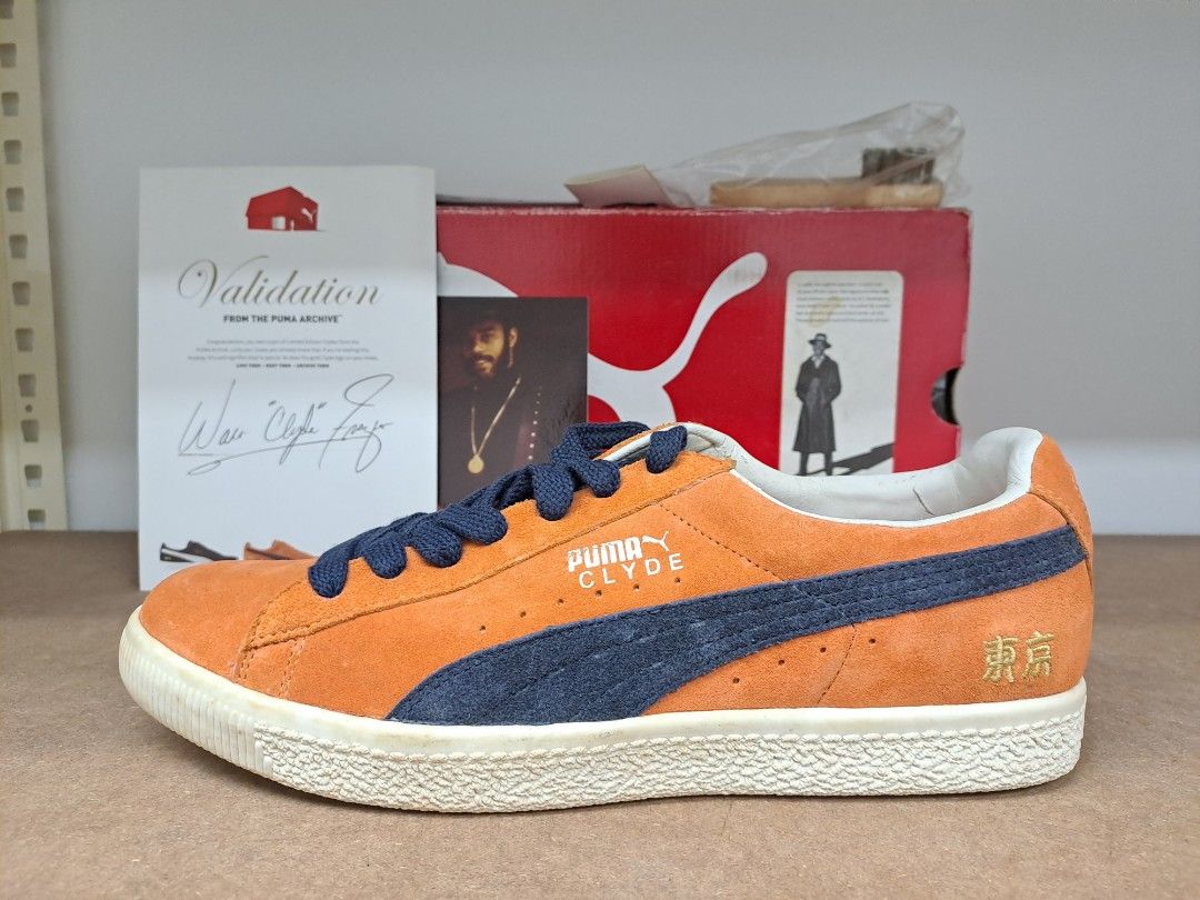 [ DEADSTOCK ] VINTAGE PUMA CLYDE SAMPLE ARCHIVE 2005 - CLYDE CHASE NO 3 ...